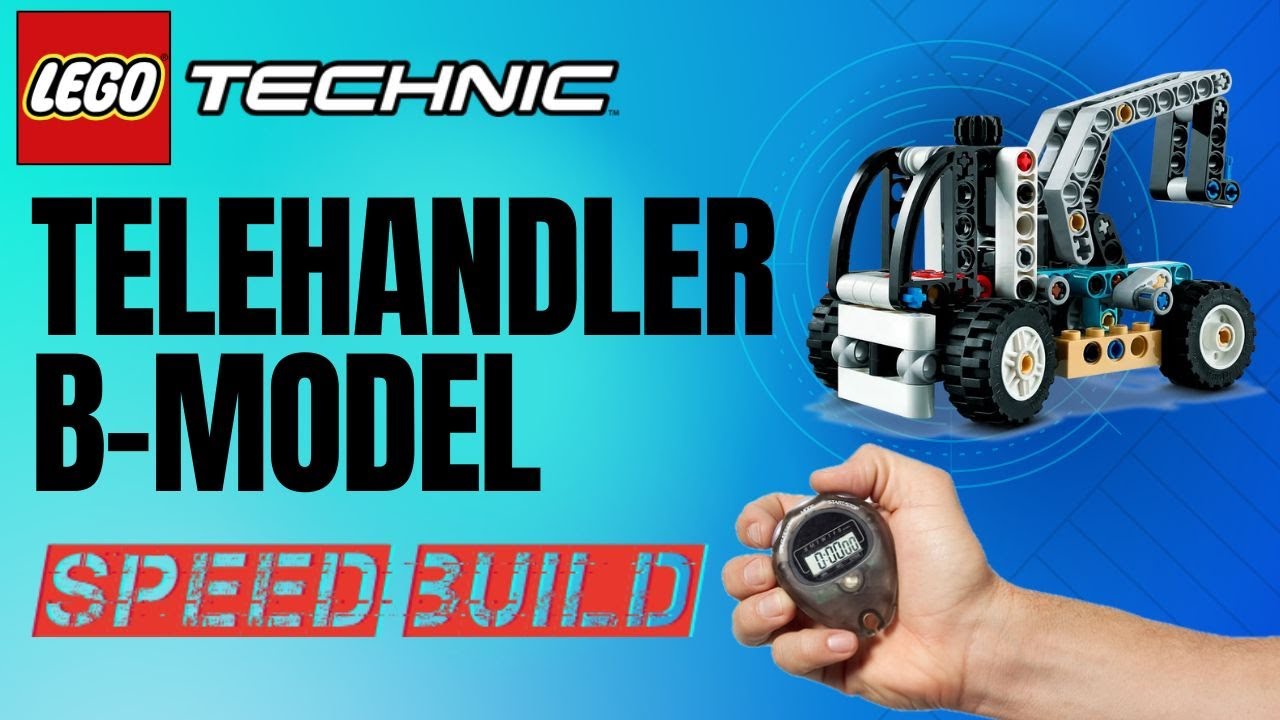 Lego speed build Telehandler alternative - Lego technic 42133 fast ...