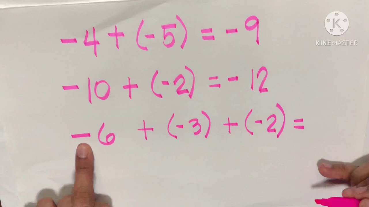 Adding integers made simple and easy - YouTube