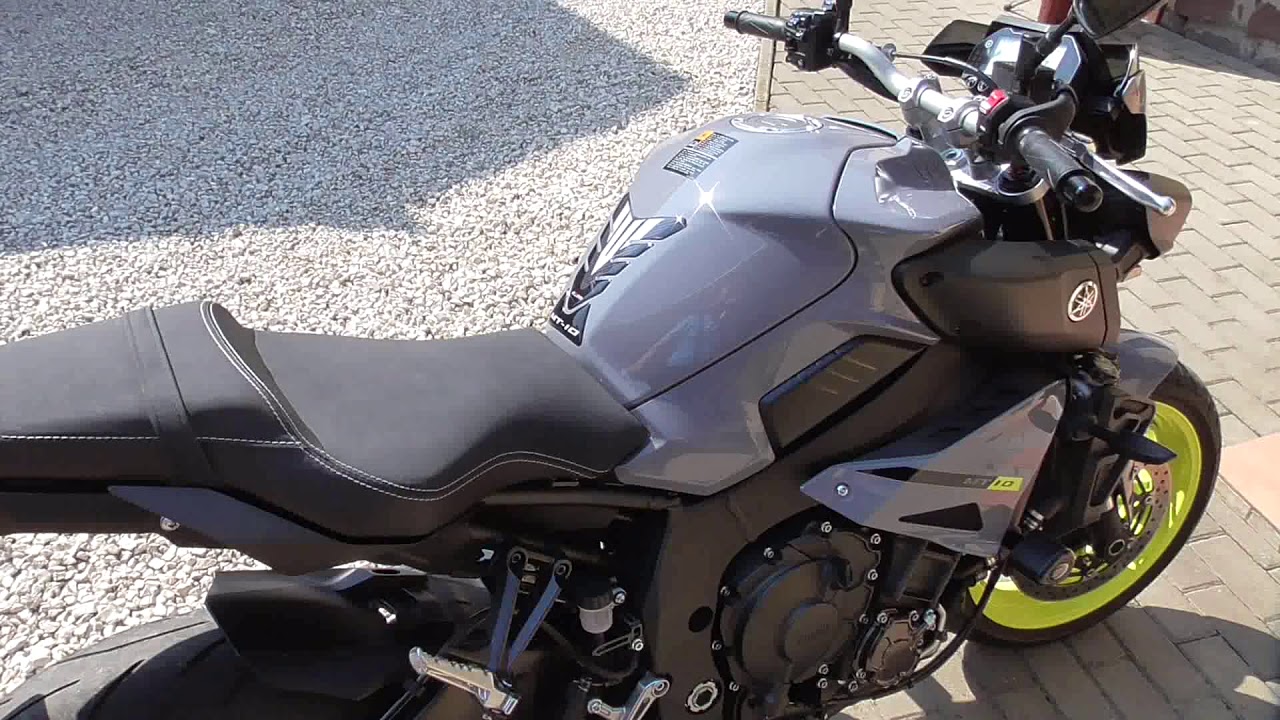 Yamaha MT10 SC-Project cold start and idle - YouTube