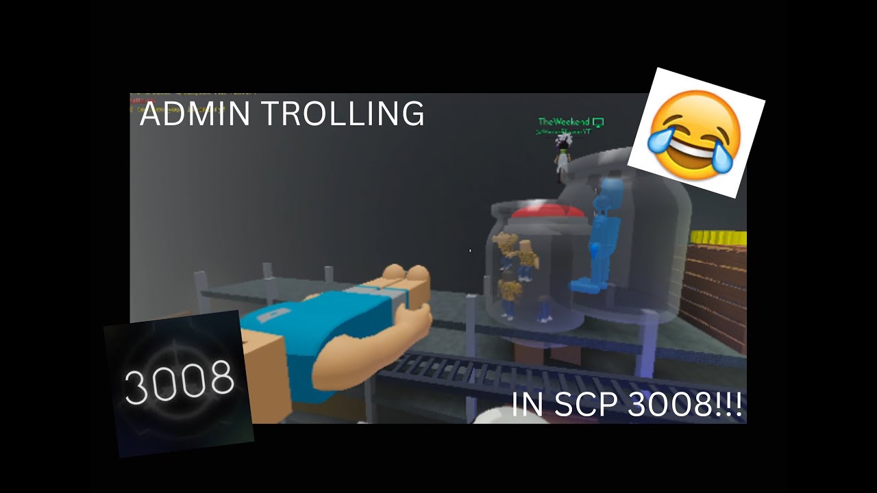 ADMIN TROLLING IN SCP 3008!!! - YouTube