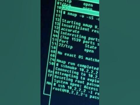 Escena Hacking con NMAP en Matrix 2 #nmap #movie #cybersecurity #cyberpunk #kali - YouTube