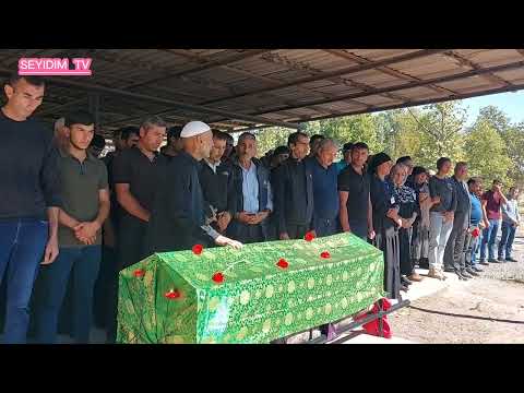 ŞƏMKİR RAYON QARA CƏMİRLİ KƏNDİ ŞƏHİD ANAR KAZIMOVUN ANASI İZDİHAMLA SON MƏNZİLƏ YOLA SALINDI