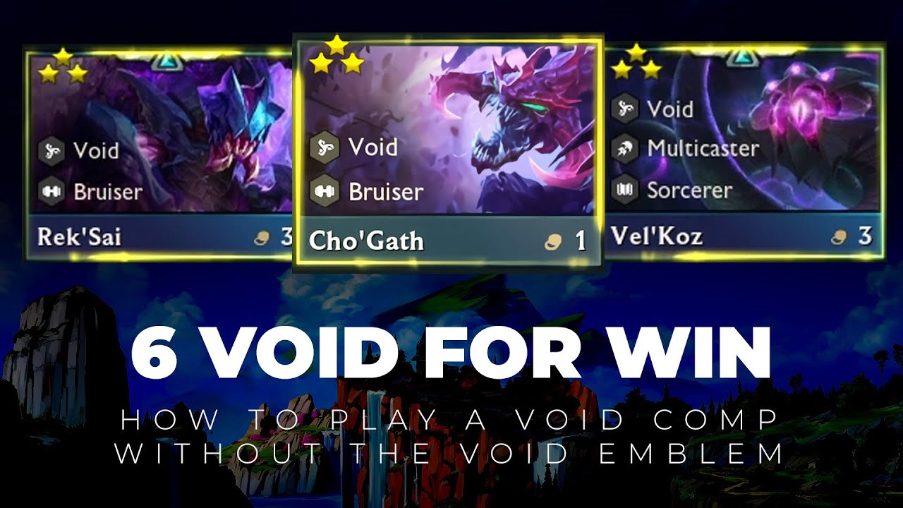 How to play the Void comp without the Void emblem. TFT Void comp - YouTube