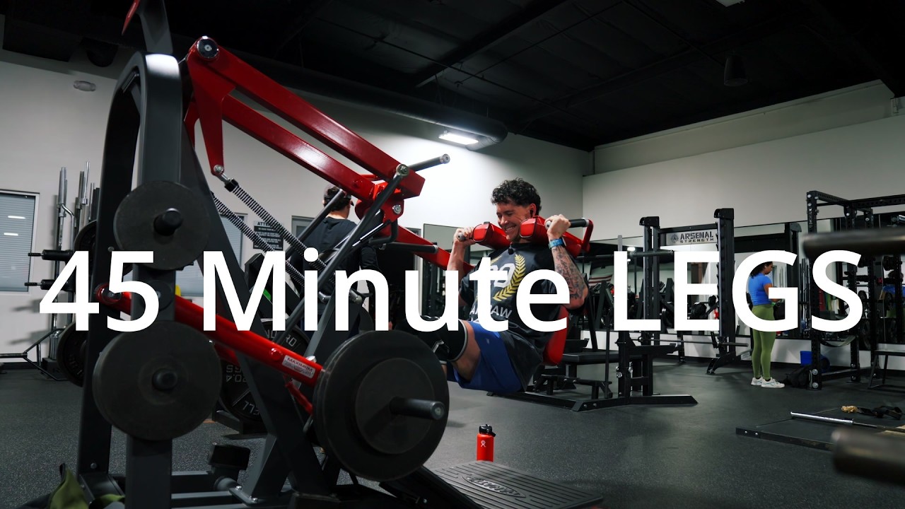 45 Minute Leg Day | Quad Growth - YouTube