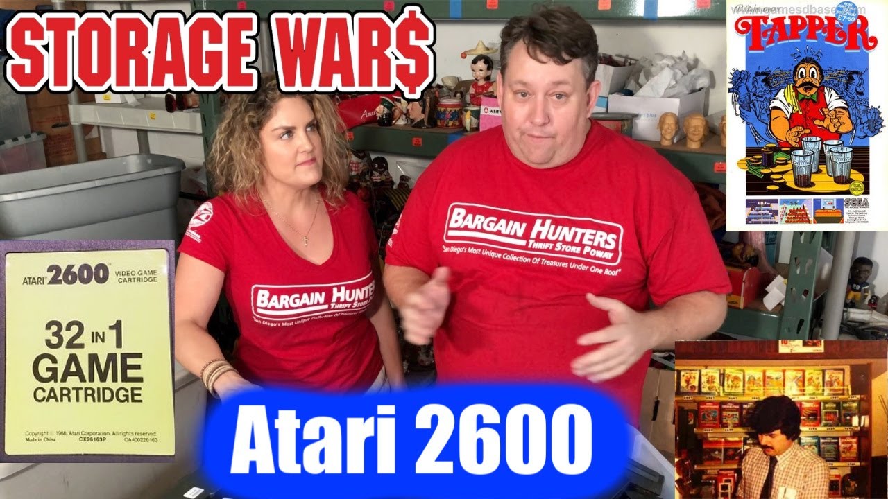 $4000 Atari 2600 Games found Storage Wars Auction Lockers Casey Nezhoda ...