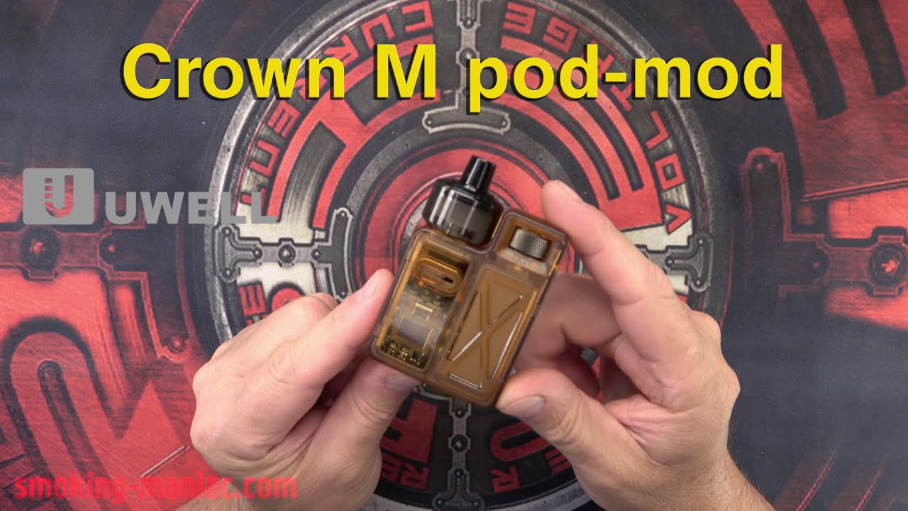 Ревю на Crown M pod-mod by Uwell - YouTube