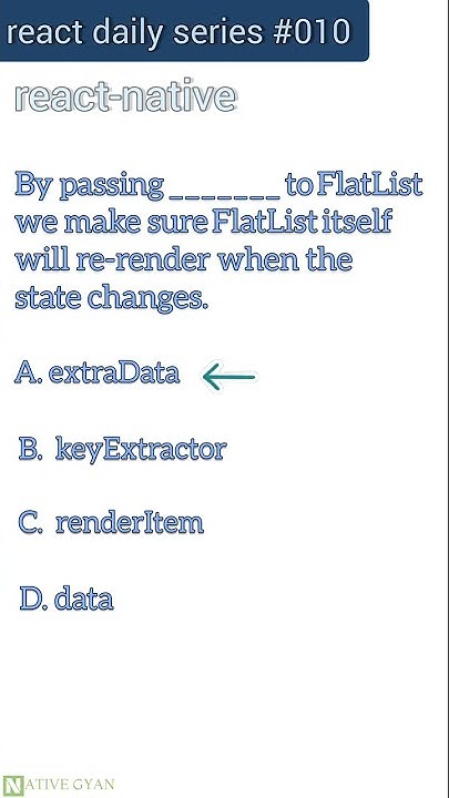 React-native FlatList #10 | React, React-native, Redux Daily Series #reactnative #js #javascript ...