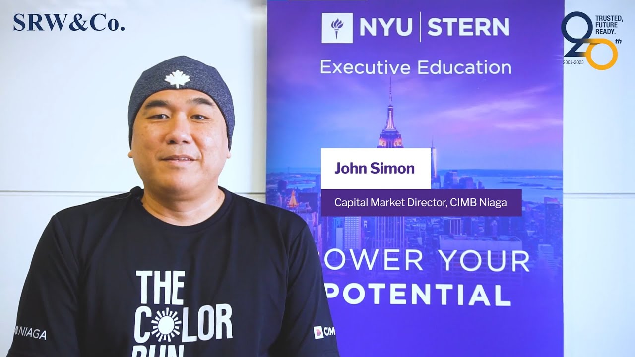 AGLP NYU Stern 2022 Testimonial: John Simon - Capital Market Director ...