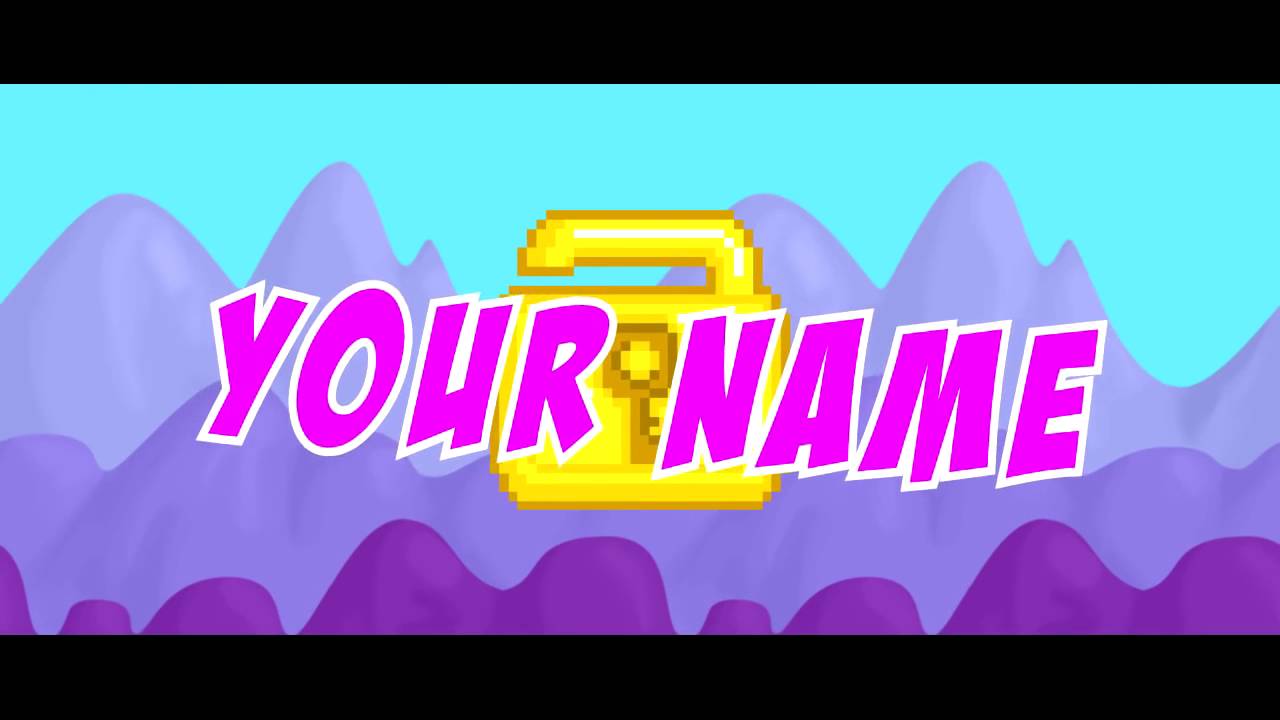 Yellow Purple Simple Gaming 2D Outro Template - FREE DOWNLOAD - YouTube