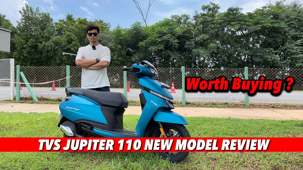 TVS Jupiter 110 New Model 2024 Review | Hybrid Scooter - YouTube