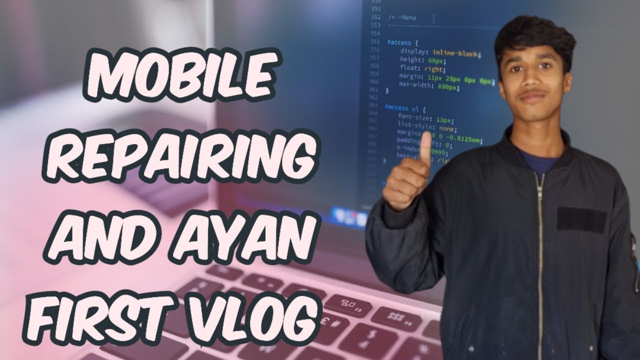 AJ mobile repair karwaya or Ayan ny apna first Vlog bhi banaya - YouTube