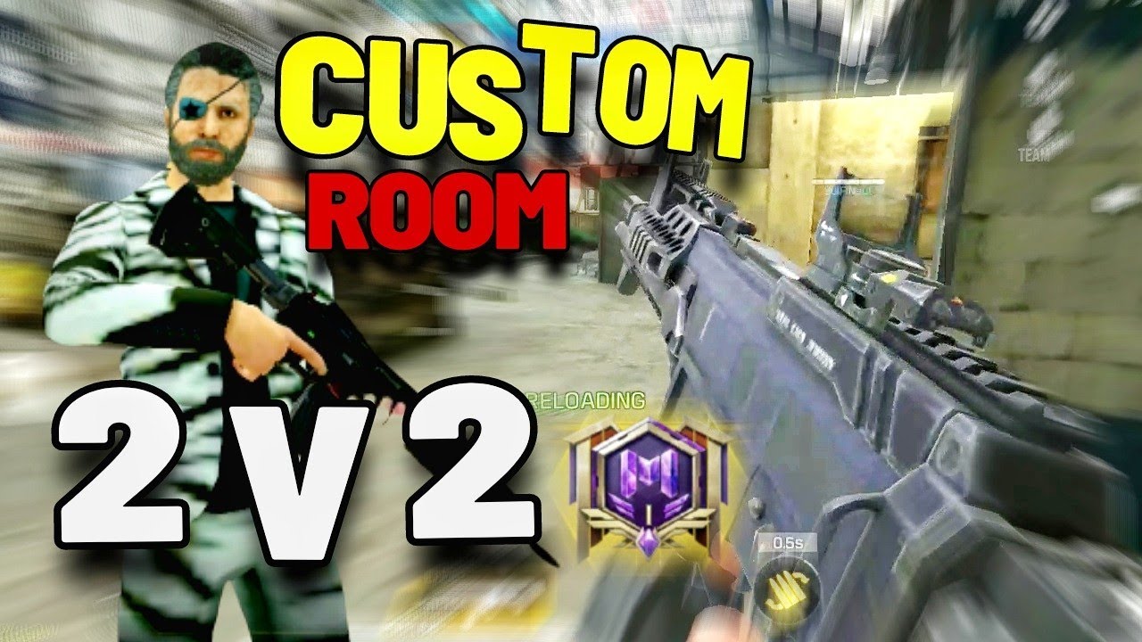 CALL OF DUTY MOBILE CUSTOM ROOM || CODM 2 vs 2 custom room || - YouTube