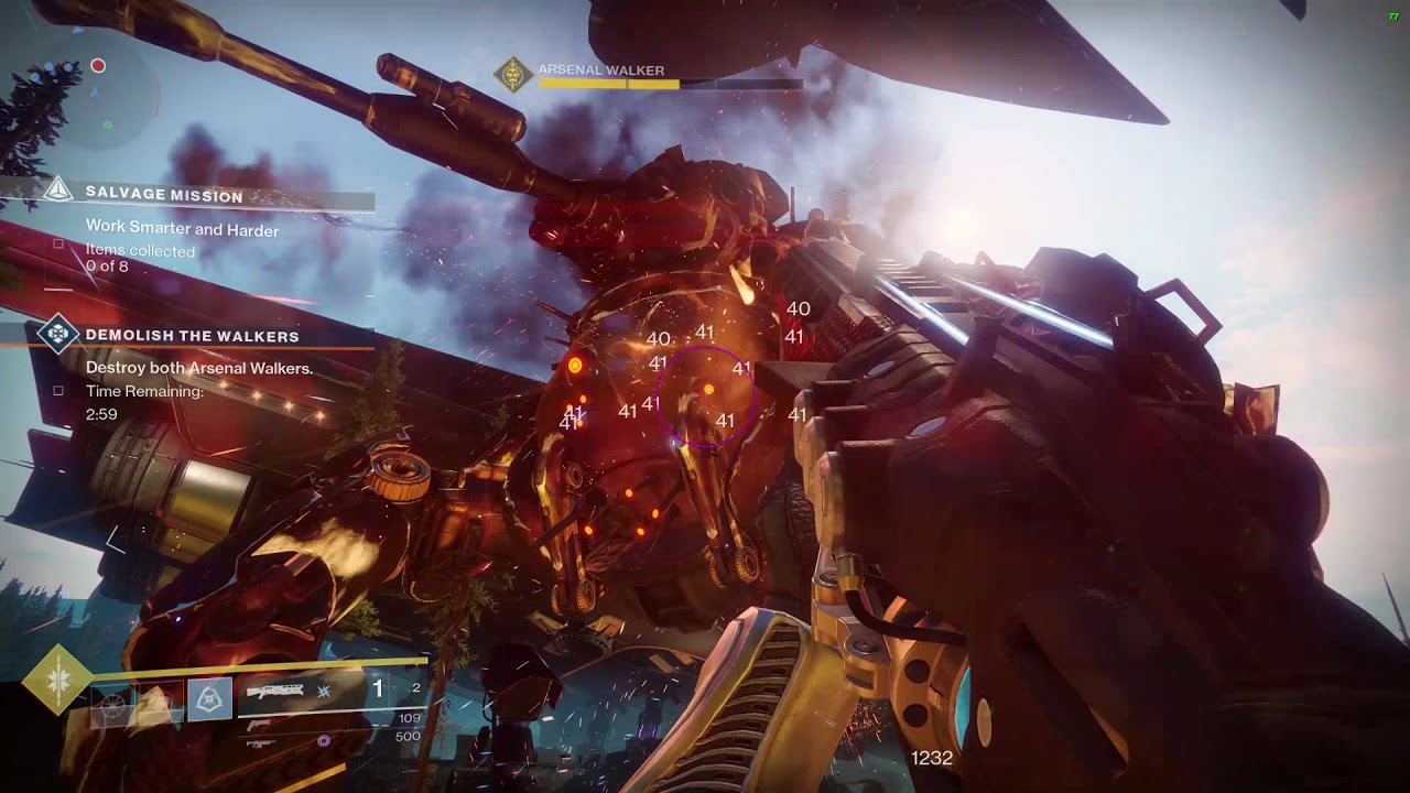 Destiny 2 - Bugged Spider Tank - YouTube