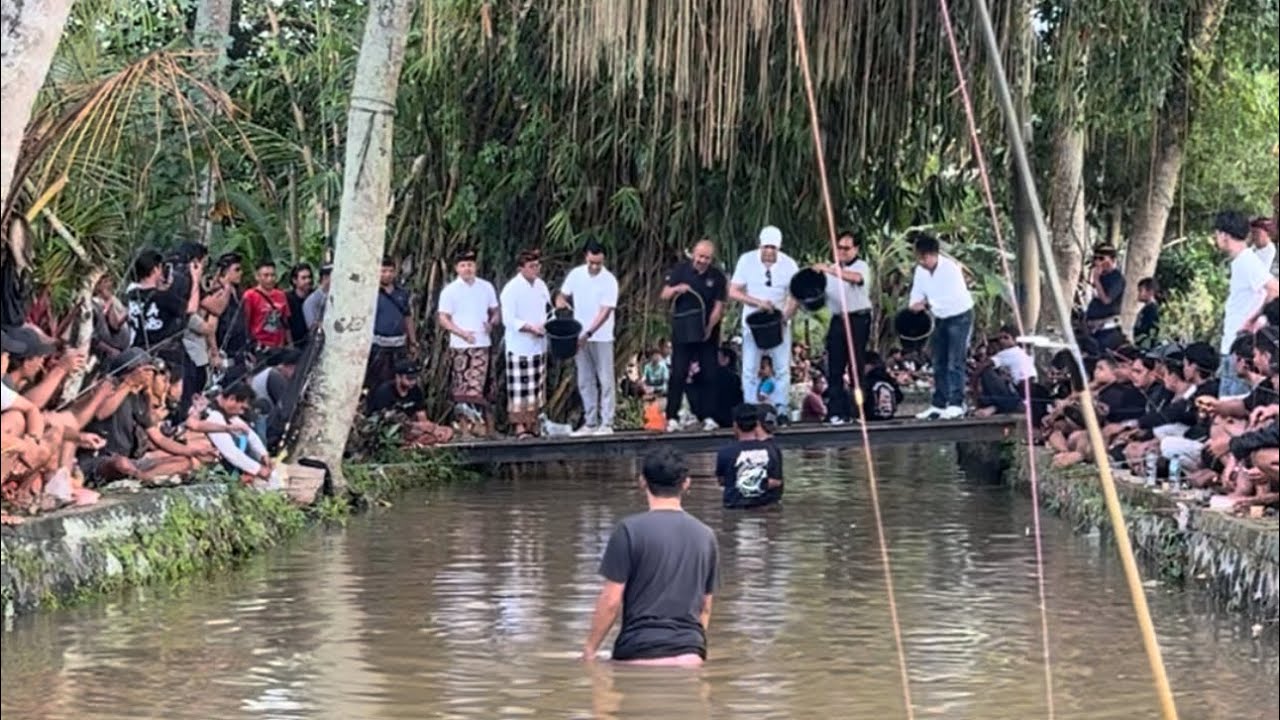 LOMBA Mancing Air Deras Banjar Panglan BALI - YouTube