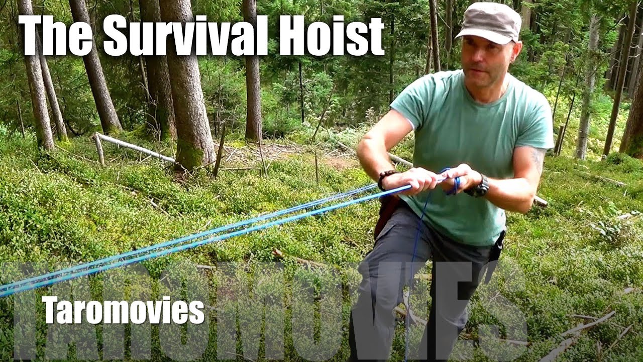 Bushcraft Survival Hoist or Pulley/HD Bushcraft Survival Video - YouTube