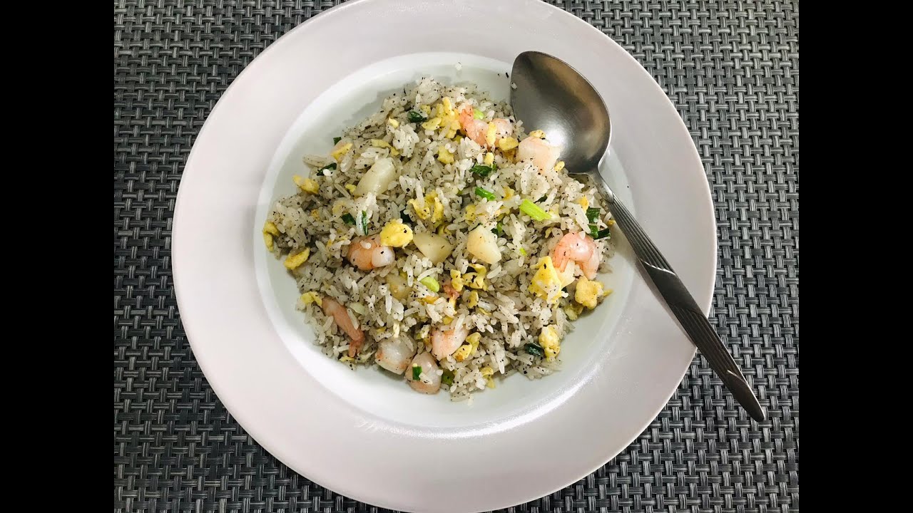 Amazing Food Handling Skills - Black Truffle Fried Rice with Shrimp and ...
