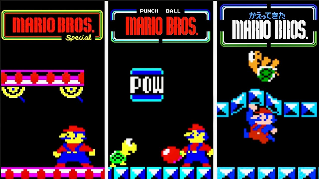 🐢Mario Bros.🐢 Ports You Have Never Played! - 100% Official - YouTube