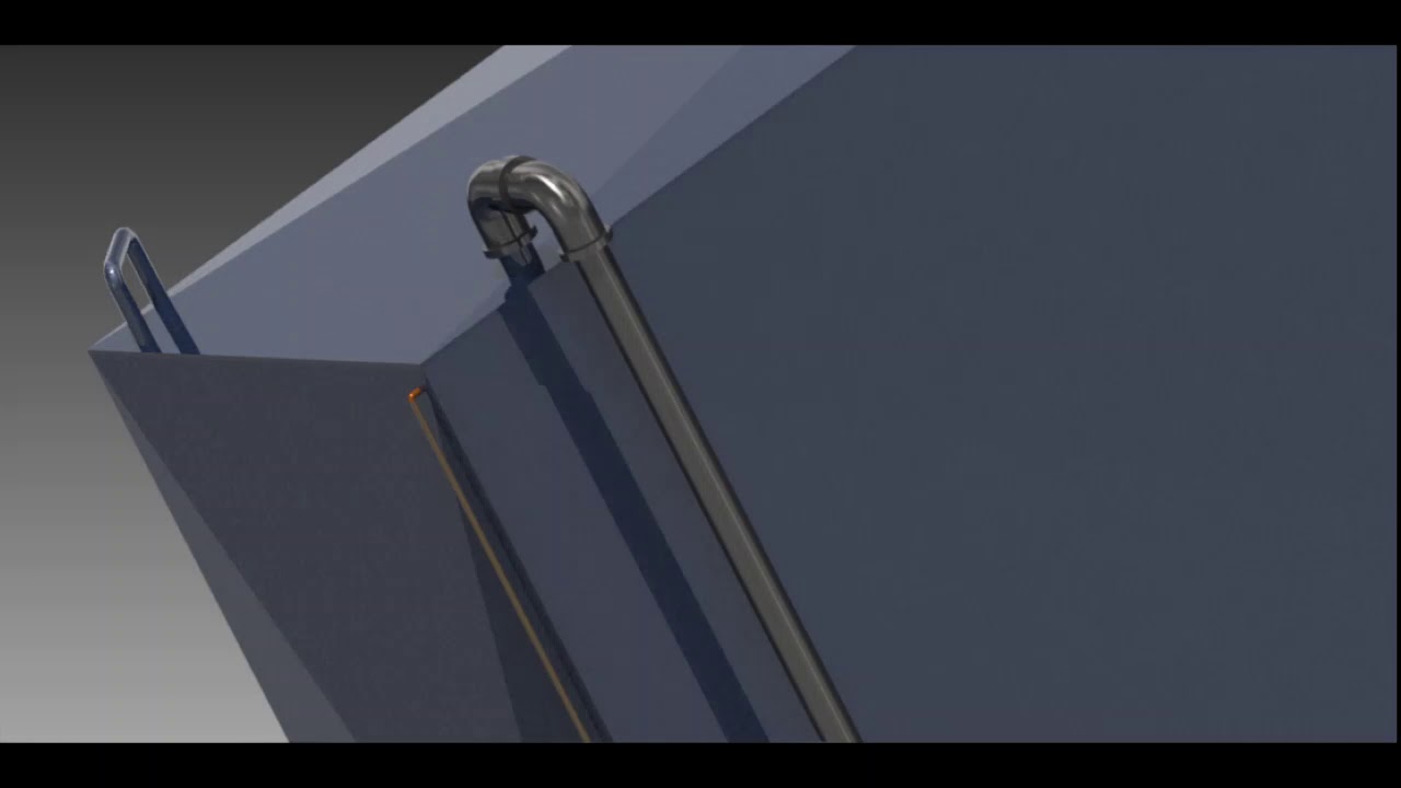 Fuel tank 3D gasoil dessiné avec Inventor - YouTube