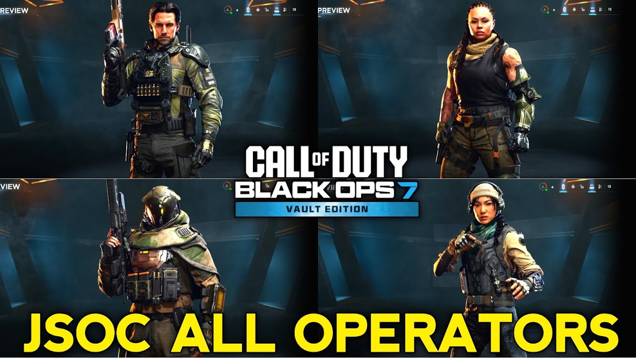 JSOC All Operators BO7 Vault Edition Operators | Black Ops 7 Vault ...