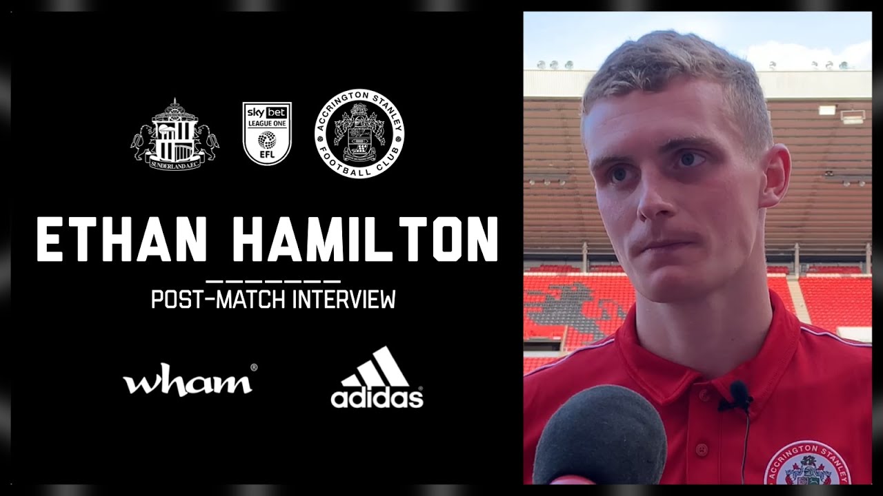 INTERVIEW: Hamilton's reaction on the defeat to Sunderland - YouTube
