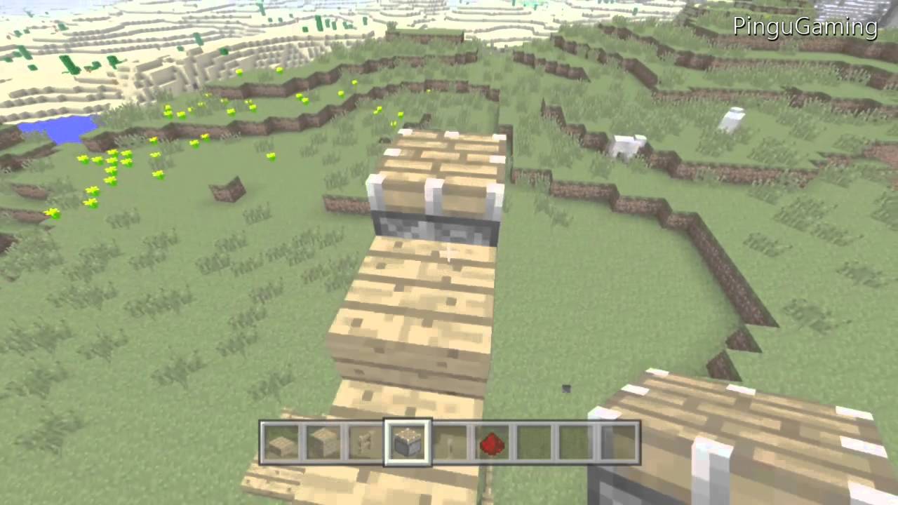 Minecraft 3 Minute Tutorials #1 Guillotine - YouTube