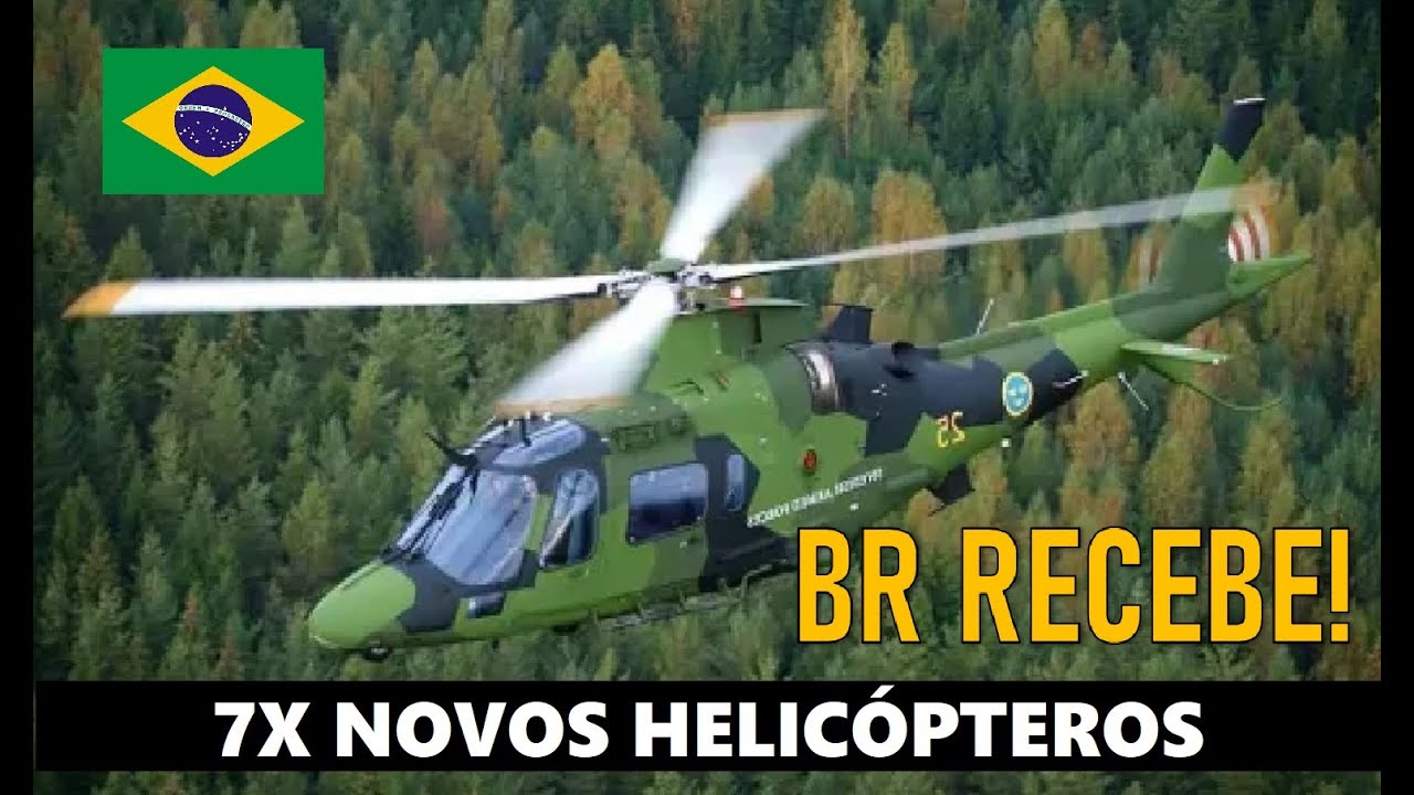BRASIL recebe 7x NOVOS HELICÓPTEROS! - YouTube