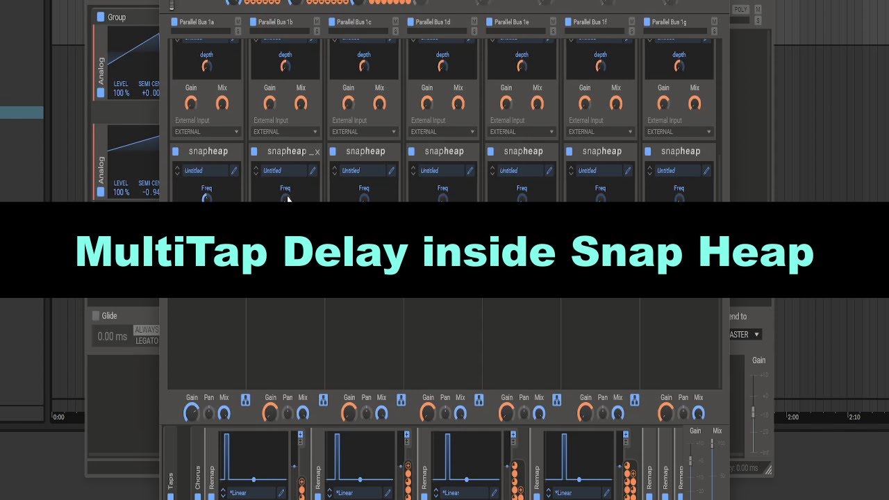 MultiTap Delay inside Snap Heap - YouTube
