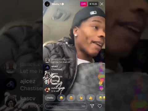 Lil baby live on ig 😱 - YouTube