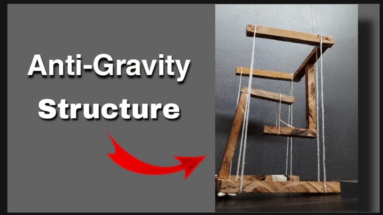 How to Make Amazing Tensegrity Structure - Anti Gravity Structure - YouTube