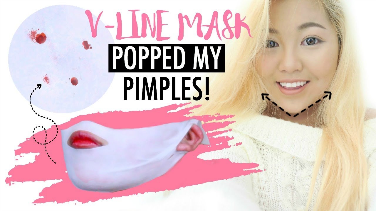 V-line Face Mask Review GONE WRONG??? - YouTube