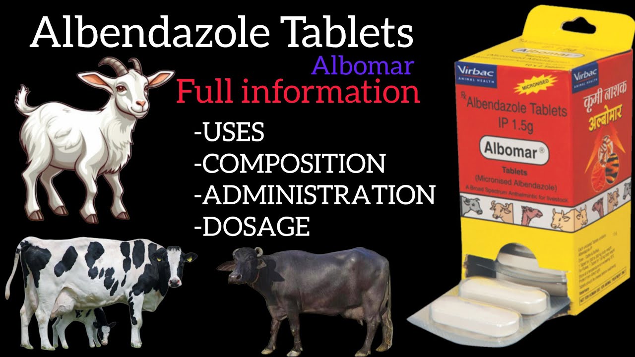 Albomar | Albendazol tablet full information | deworming veterinary ...