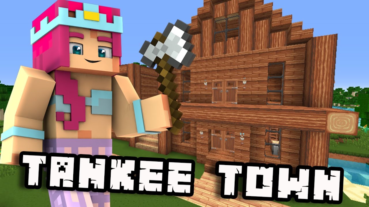 BUILDING MY DREAM HOUSE! | Tankee Town in Minecraft - Episode 2 - YouTube