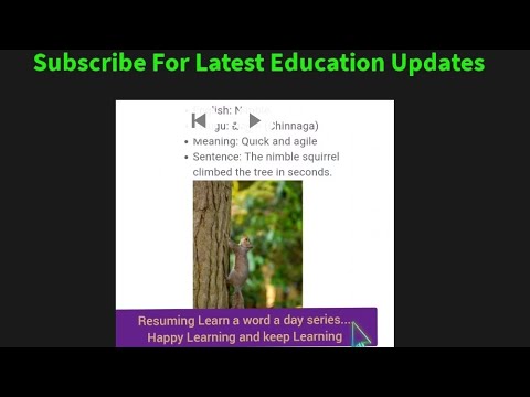 Learn a word a day Resuming Improve word power Bloom Nimble words ## ...