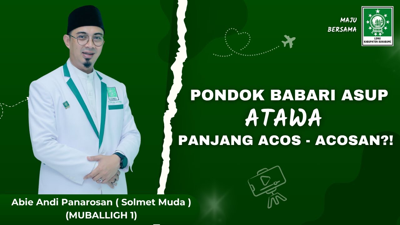 Jama'ah "Bidadari Surga" dibuat Gergeran oleh Ustadz Solmet Muda - YouTube