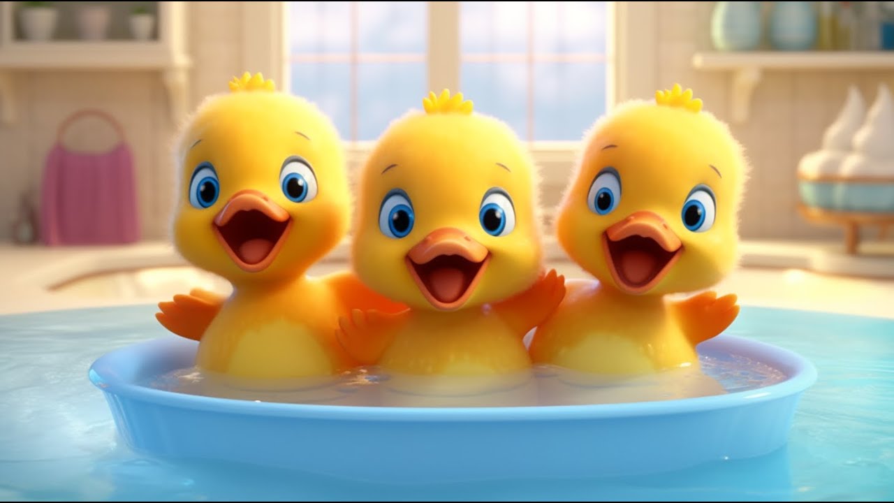 Three tiny ducks Song - Baby songs - Nursery Rhymes & Kids Songs - YouTube