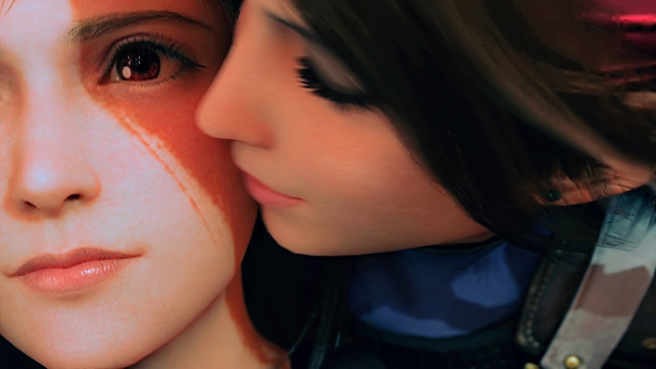 Tifa Kissed By Jessie | Final Fantasy 7 Remake - YouTube