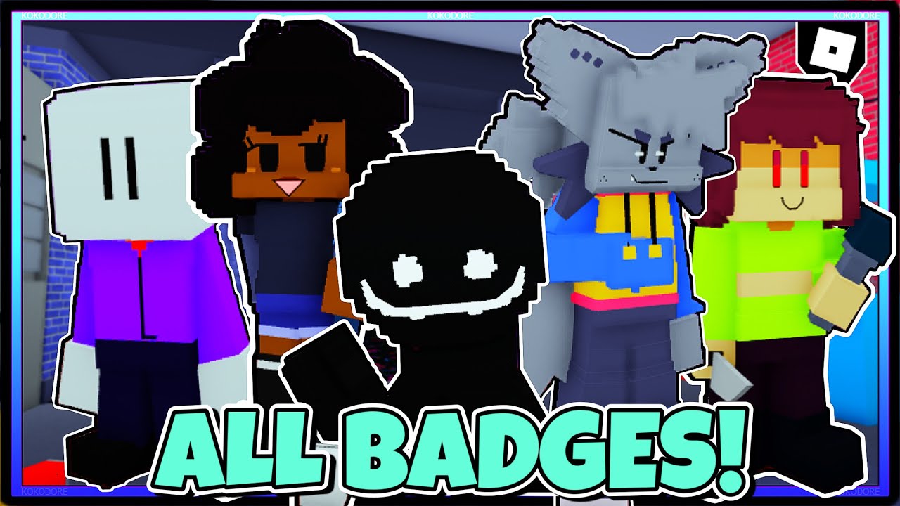 HOW TO GET ALL 20 BADGES in one of many FNF roleplay's | ROBLOX - YouTube