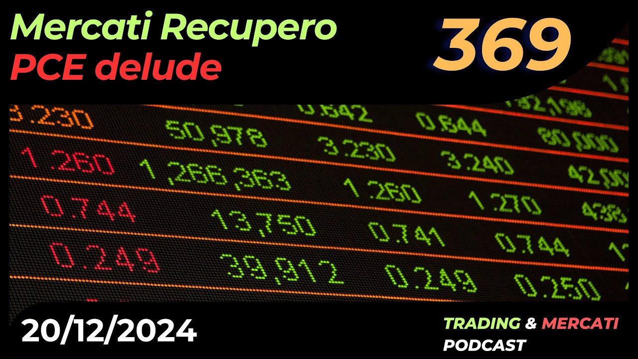 Recupero Mercati. PCE delude - Ep. 369 Trading & Mercati USA - YouTube