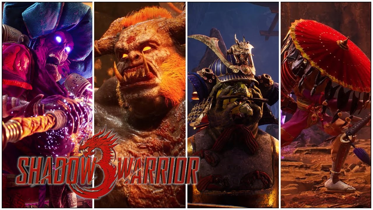 All Enemies In SHADOW WARRIOR 3 - YouTube