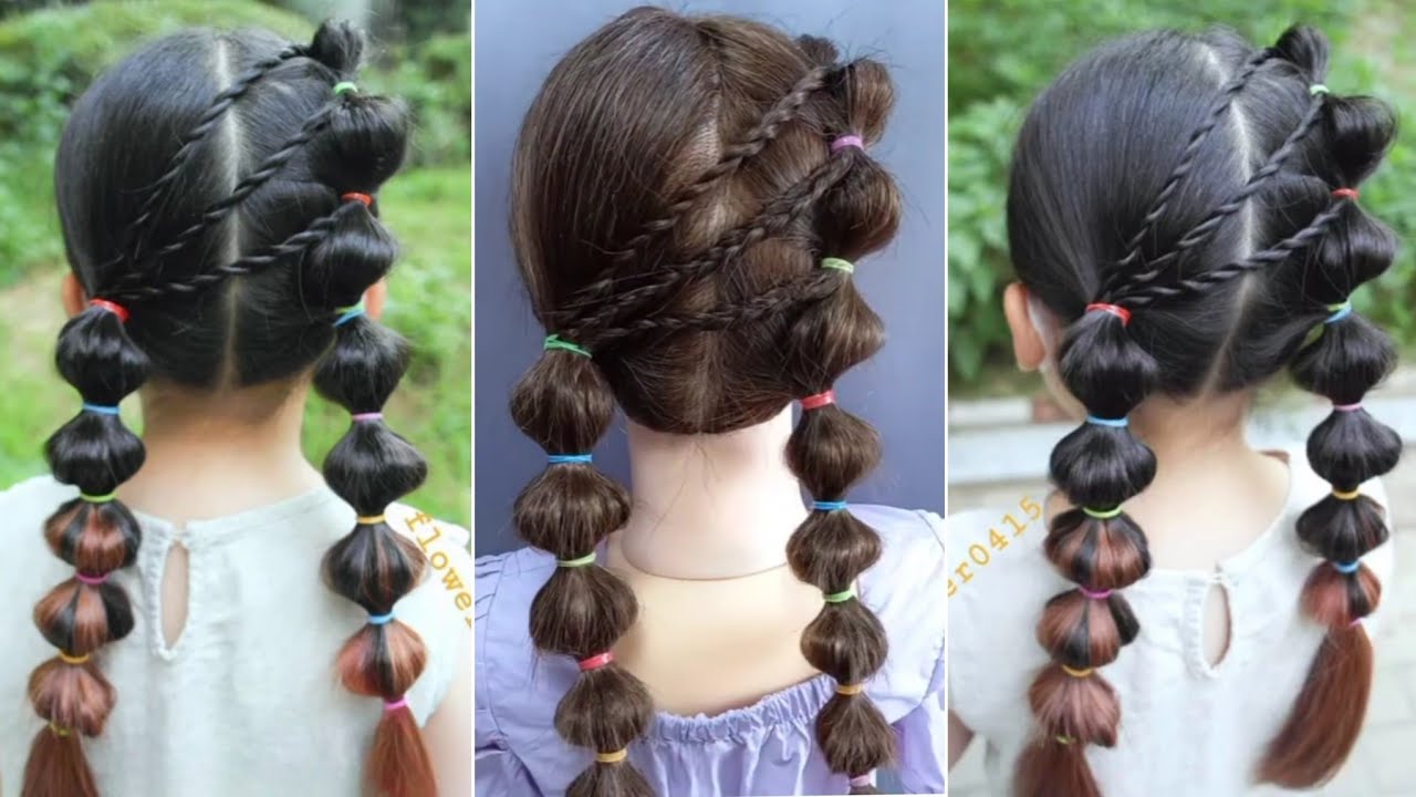 [양갈래머리 묶는방법] [Pigtails] [step by step] [Easy tutorials] [하트머리묶는법] [리본머리 ...