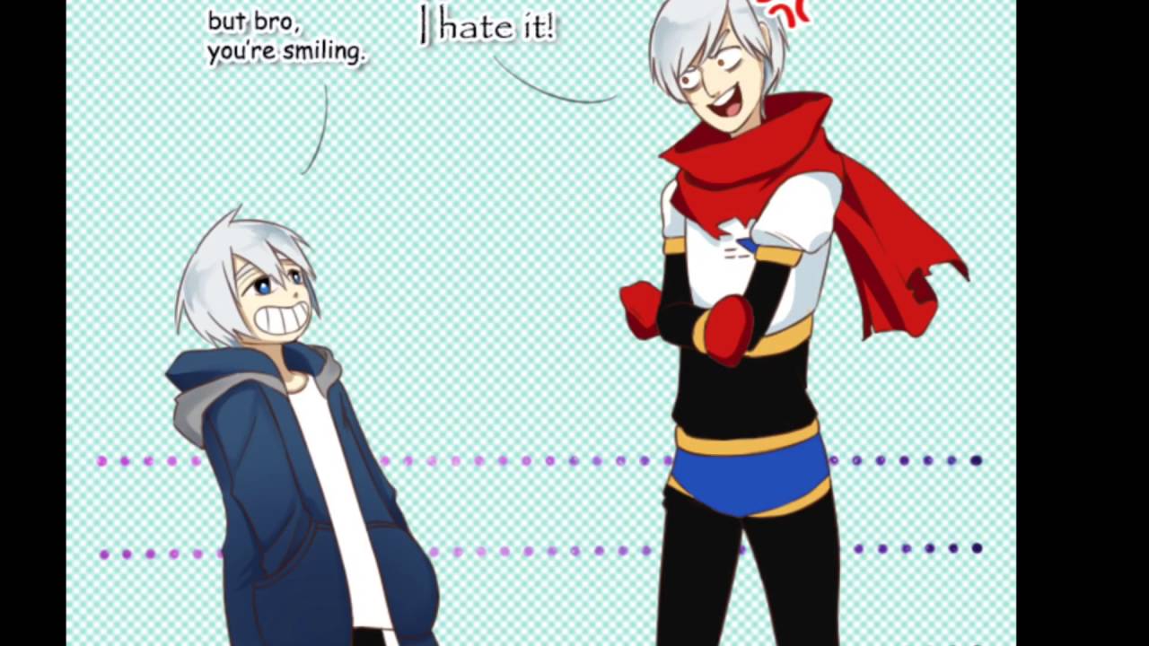 Papyrus and sans (human version) - YouTube