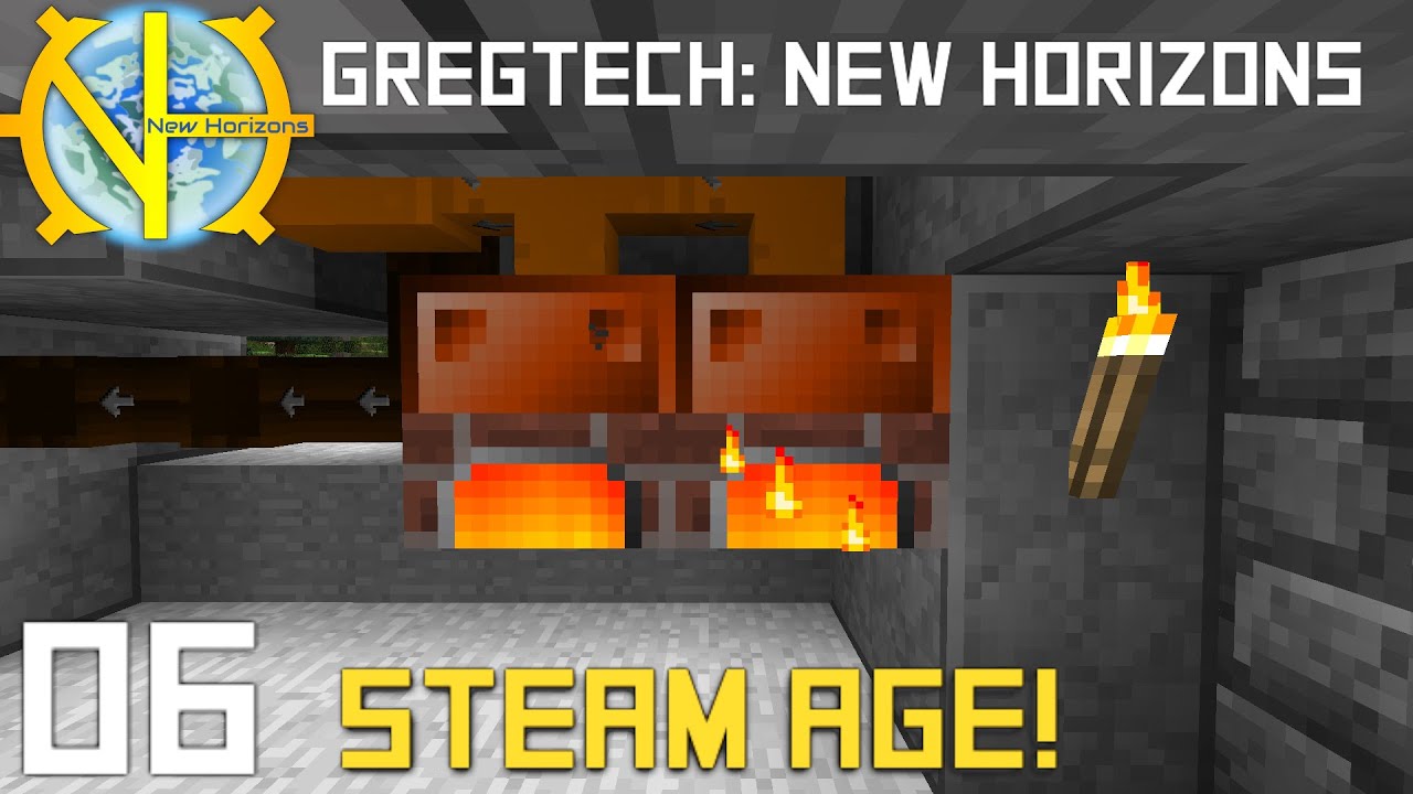 Entering the STEAM AGE! - GregTech: New Horizons - 06 - YouTube
