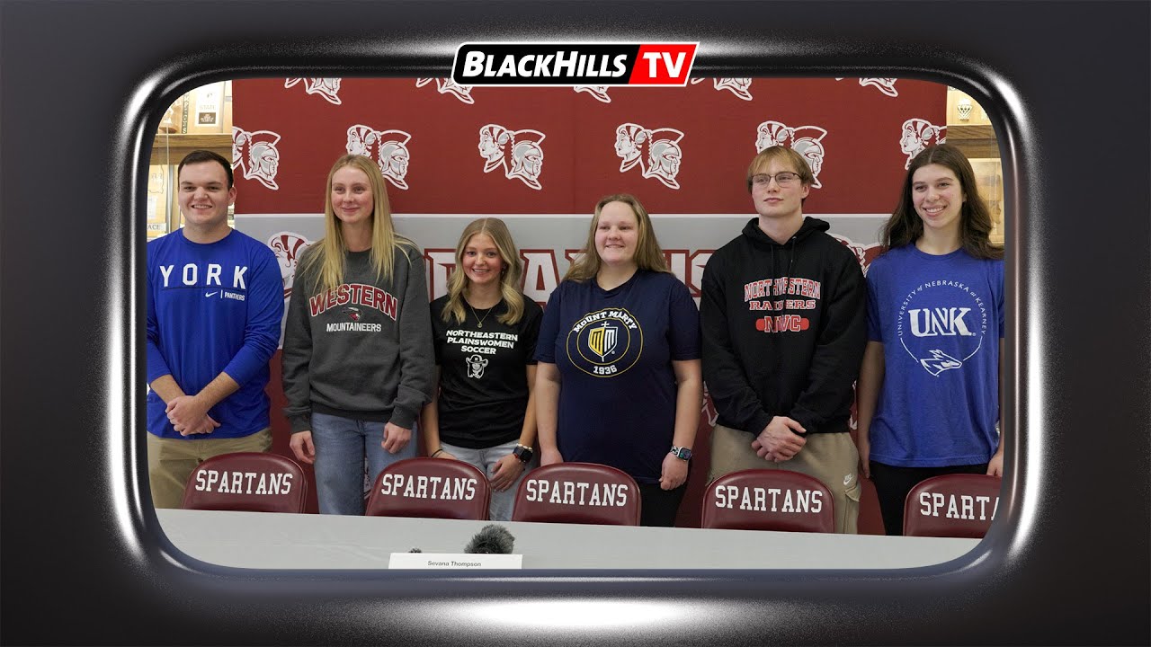 Six Spartan Student Athletes Sign College Letters of Intent - YouTube