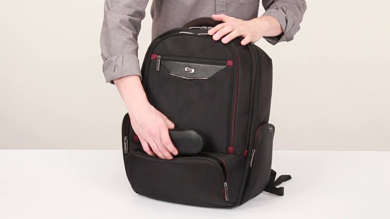The Lightweight and Efficient SOLO Laptop Backpack - YouTube
