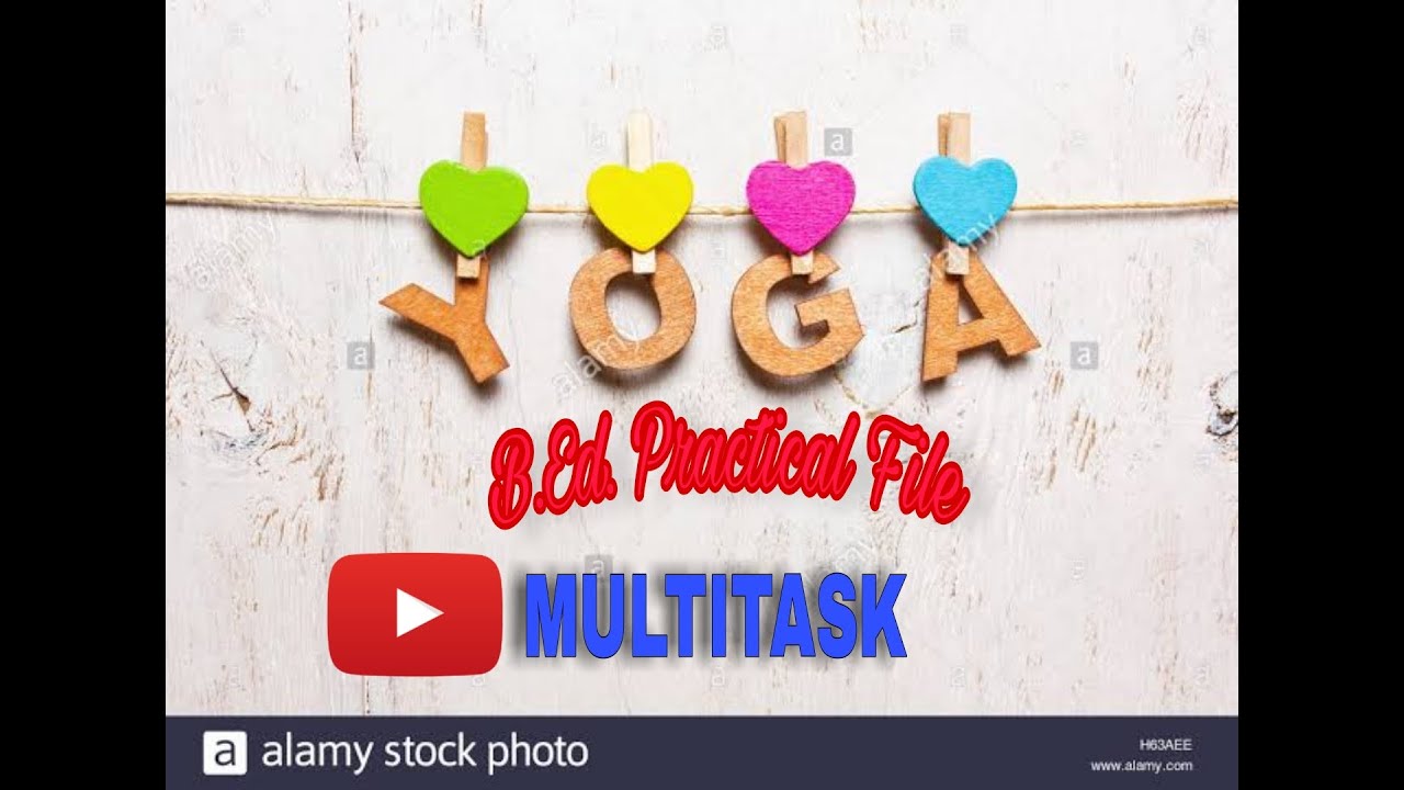 B.Ed. 1st year Practical file(YOGA) - YouTube