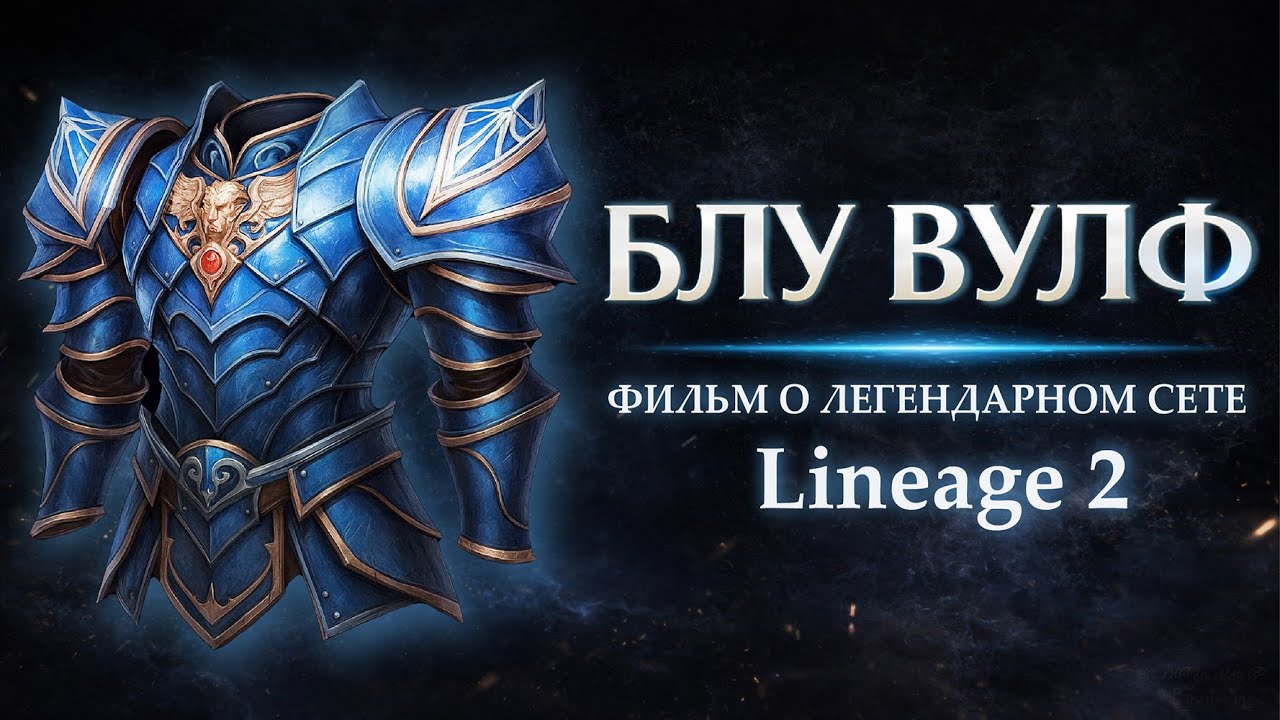 История легендарного доспеха Lineage 2 | Blue Wolf тяжёлый сет - YouTube