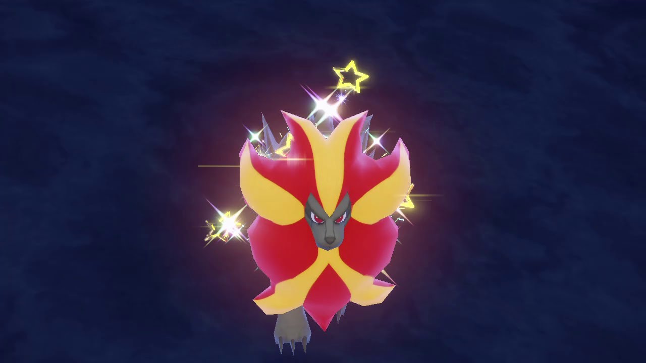 PEV : Némélios Mâle (Male Pyroar) Shiny - YouTube
