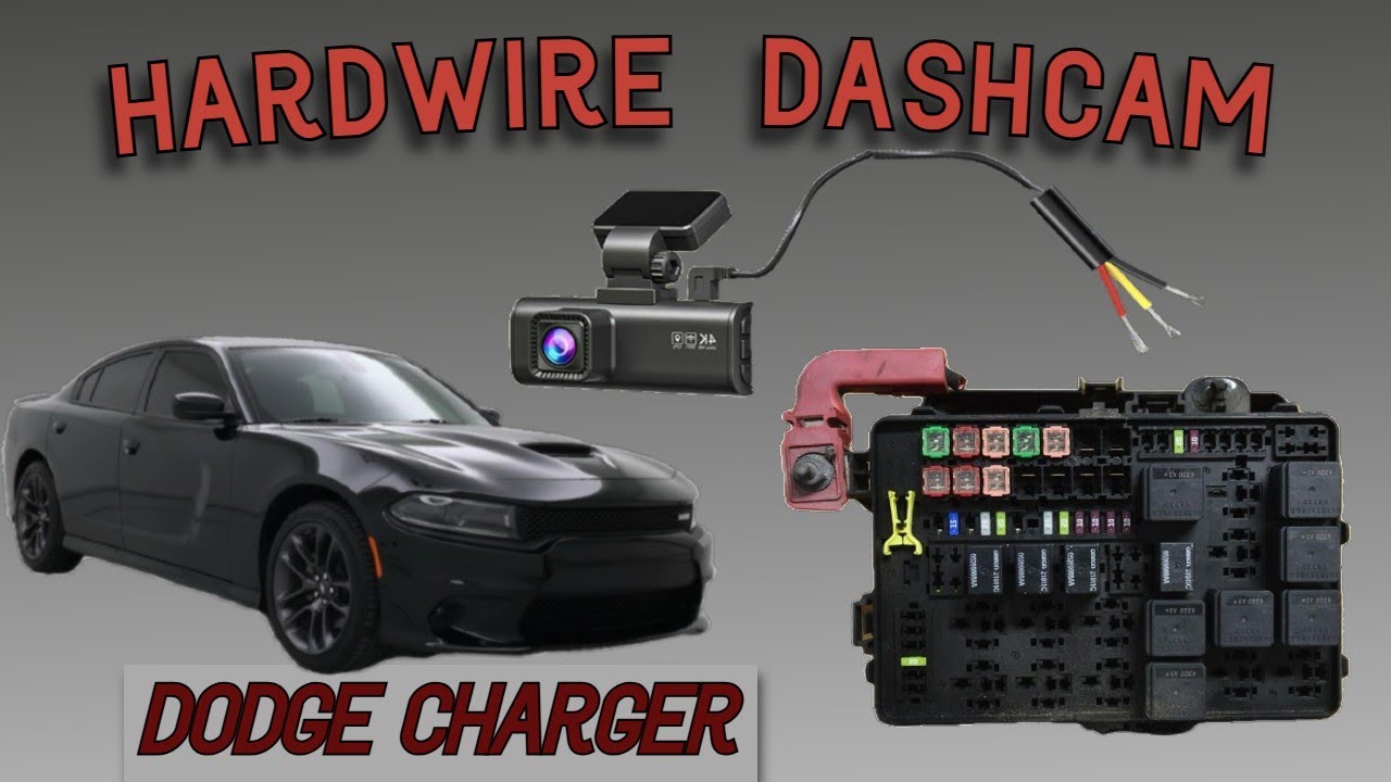 How to Hardwire a Dash Cam | Dodge Charger | 6 Options Shown! Front ...
