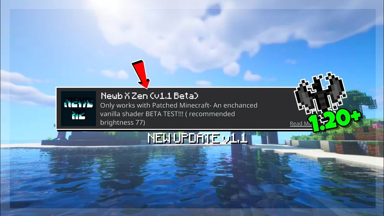 Newb X Zen Shader For Minecraft Pe 1.20.81 || Bsl Shader For Minecraft Bedrock 1.21 - YouTube