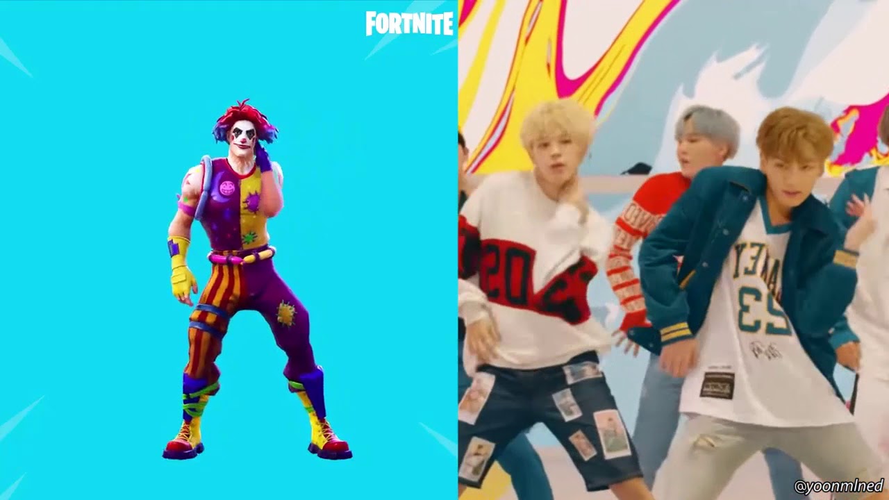 BTS x FORTNITE MASHUP - YouTube